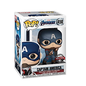 MARVEL AVENGERS: ENDGAME POP! CAPTAIN AMERICA VINYL BOBBLE-HEAD EXCLUSIVE