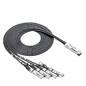 40G QSFP+ to 4xSFP+ Breakout DAC for Cisco QSFP-4SFP10G-CU2M - 40GBASE-CR4 Passive Direct Attach Copper Twinax QSFP to SFP Cable for Cisco Devices, 2-Meter(6.5ft)