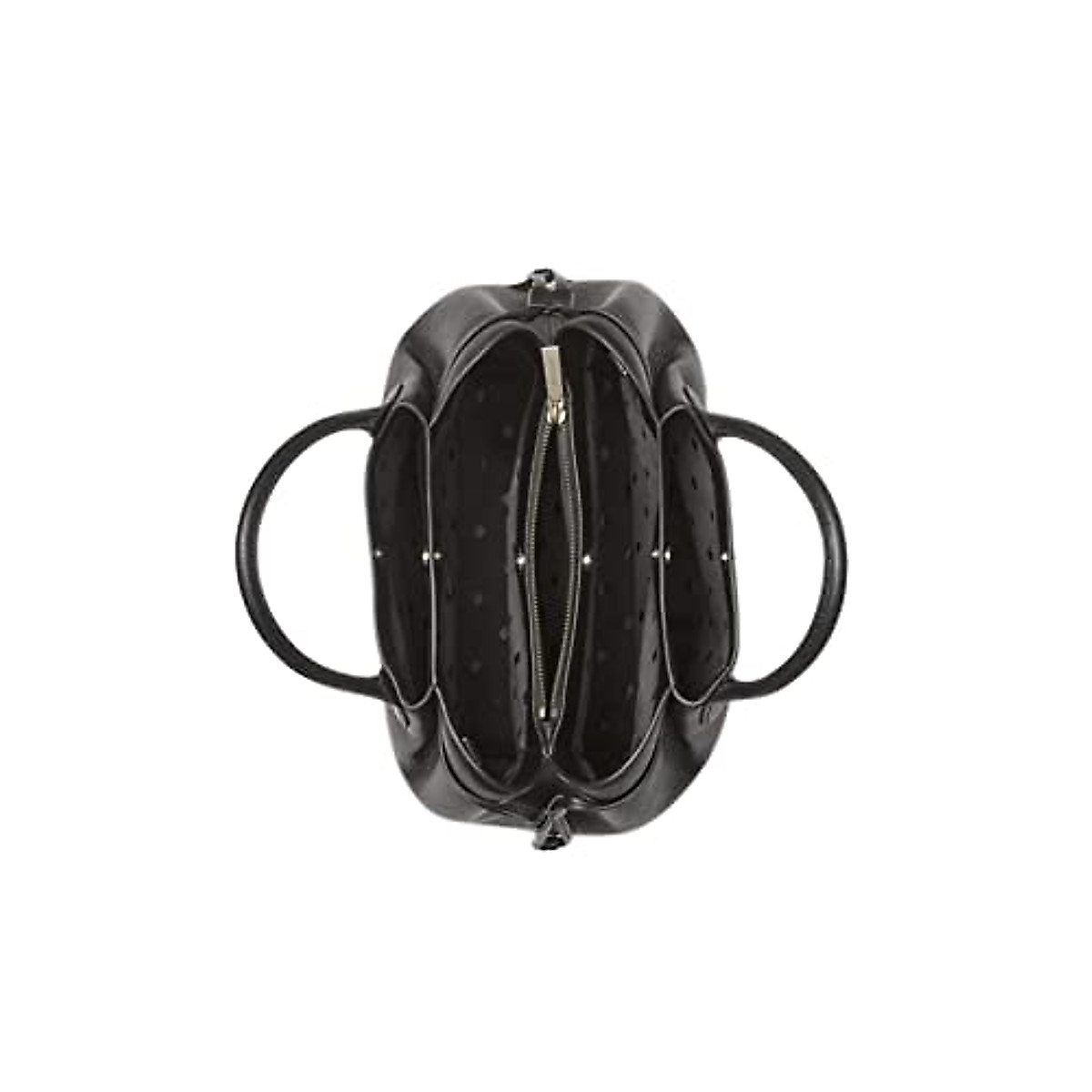 Kate Spade Dumpling Large Satchel Shoulder Hobo Bag Tote Leather In Gold Black