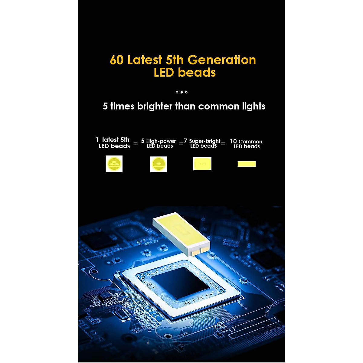 Brillirare 50W LED Parking Lot Lights with Dusk-to-Dawn Photocell Sensor, 7500LM 5000K Street Light with Adjustable Arm Mount, IP66 Waterproof Outdoor Commercial Area Road Lighting