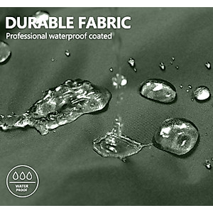 Little Donkey Andy Women's Waterproof Rain Jacket Lightweight Outdoor Windbreaker Rain Coat Shell for Hiking,Travel Military Olive M