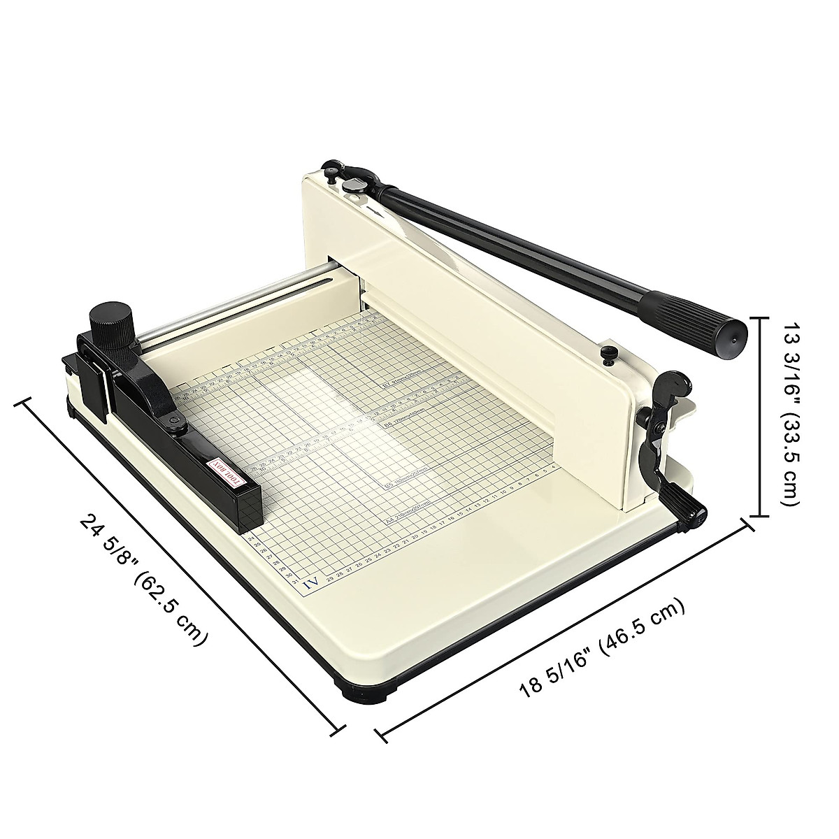 Yescom Paper Cutter Heavy Duty Trimmer Industrial Guillotine Stack Slicer 12" Cut Length 400 Sheet