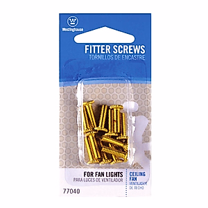 WESTINGHOUSE 77040 1/2-Inch PB Fitter Screw, 12-Pack