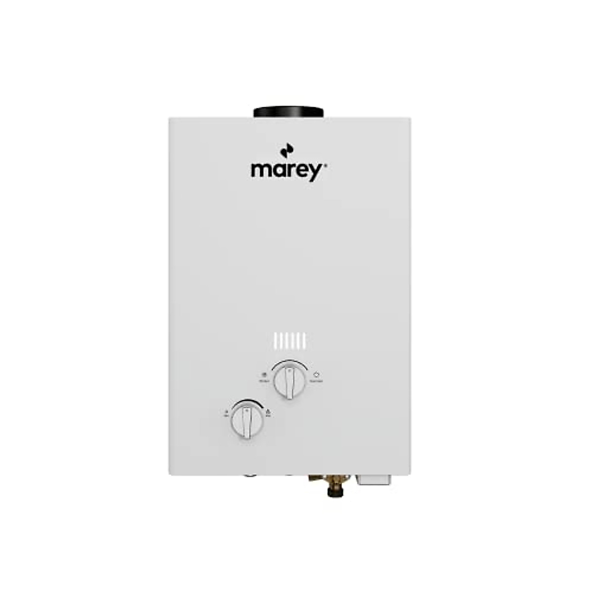 MAREY GA10FLP 2.64 GPM, 68,240 BTU's LP Gas Flow activated Gas Tankless Water Heater, White