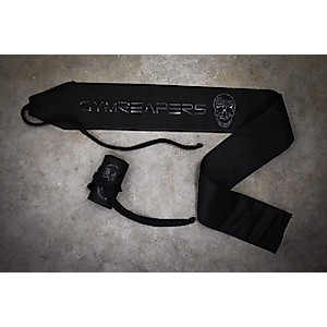 Gymreapers Strength Wrist Wraps for Cross Training, Olympic Lifting, WOD Workouts - Strong Wrist Support for Men and Women -| (Black/Black)