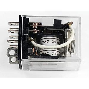 Omron LY2-AC24 (Pack of 2) General Purpose Relay, 53.8 mA at 50 Hz and 46 mA at 60 Hz Rated Load Current, 24 VAC Rated Load Voltage