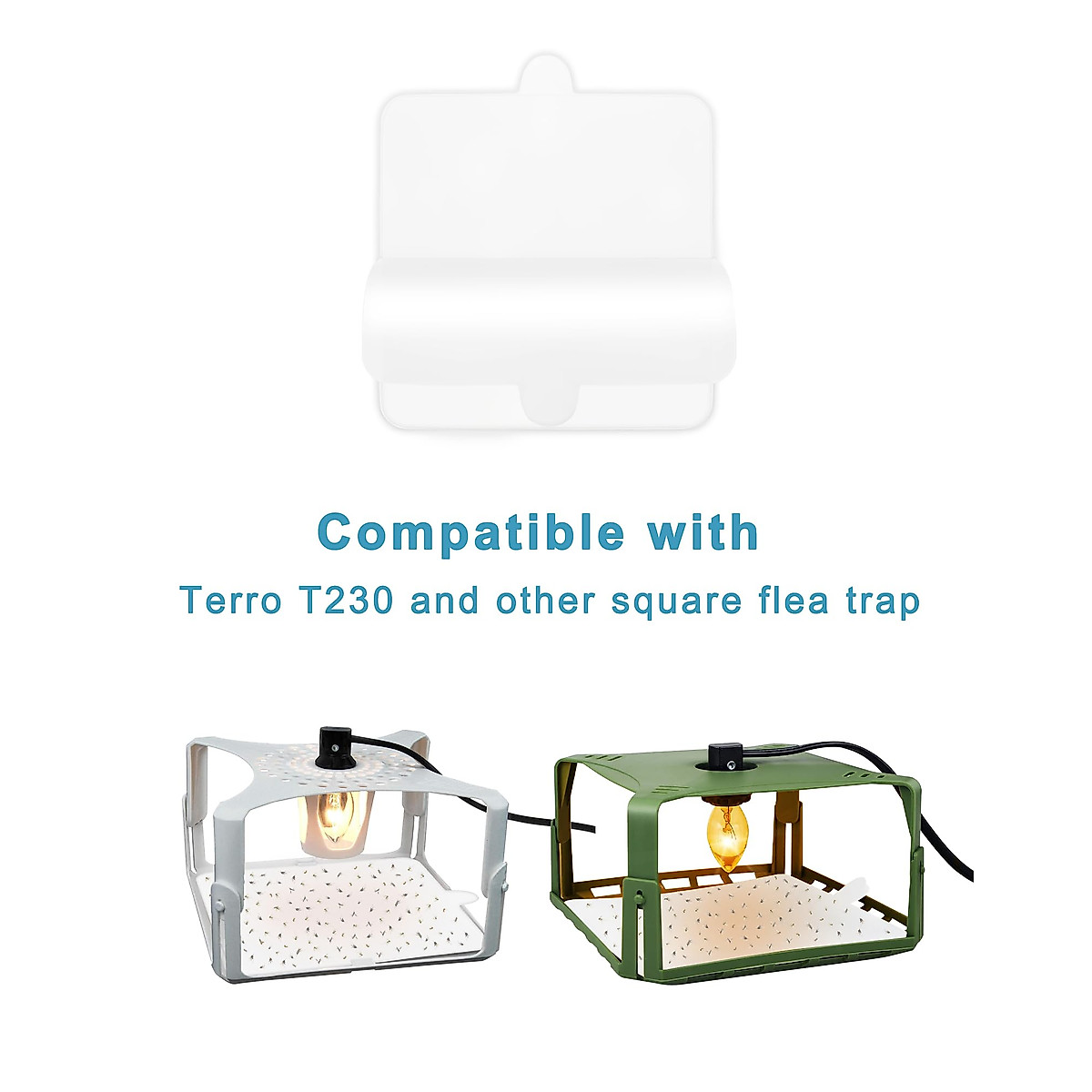 36 Pcs Flea Trap Refill Glue Boards for Terro T230 T231 Indoor Flea Light Traps, 6" Replacement Sticky Pads Fits Square Flea Bed Bug Traps for Inside Your Home