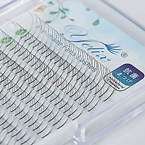 3D Russian Volume Lash Premade Fan Eyelash Long Stem Clustered Eyelash Extensions C Curl 0.07mm Thickness 11mm Length