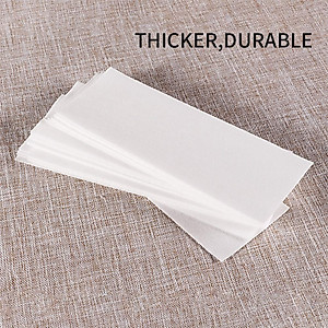 BlueZOO Wax Strips 100Pack Professional Salon Non-Woven Waxing Strip Skin-friendly Depilatory Paper for Facial and Body Hair Removal Women Men Home & Travel Porable, 7.9 x 2.8 Inches