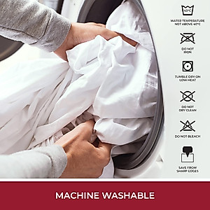 Mellanni Waterproof Mattress Pad - 21" Deep Pocket - Highly Absorbent, 100% Waterproof Mattress Protector Full Size - Soft & Waterproof Mattress Cover - Breathable Mattress Pad (Full, 21" Deep)