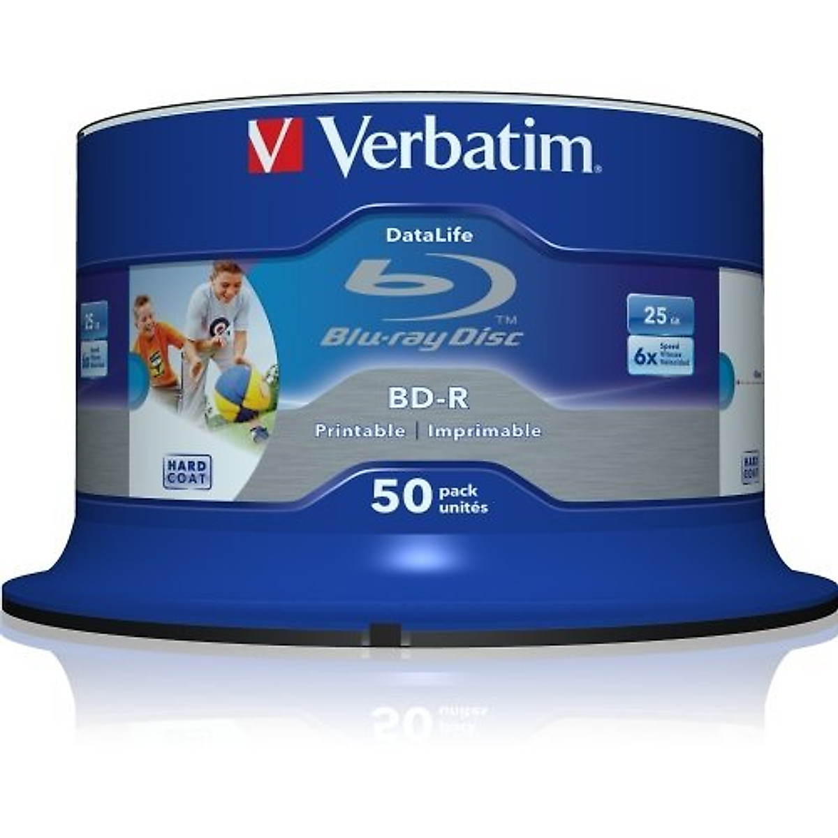 Verbatim America, Llc - Verbatim Blu-Ray Recordable Media - Bd-R - 6X - 25 Gb - 50 Pack Spindle - Retail - 120Mm "Product Category: Storage Media/Optical Media"