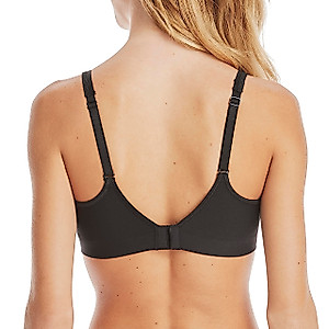Hanes Women's Wireless Seamless Full-Coverage Convertible T-Shirt Bra with Moisture-Wicking