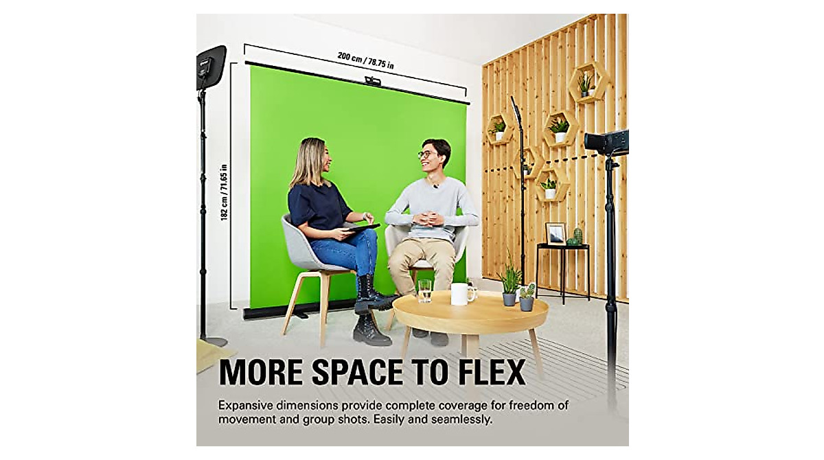 Elgato Green Screen XL - Perfect for Streaming & Conferencing