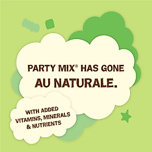 Purina Friskies Made in USA Facilities, Natural Cat Treats, Party Mix Natural Yums Catnip Flavor - (Pack of 6) 6 oz. Pouches