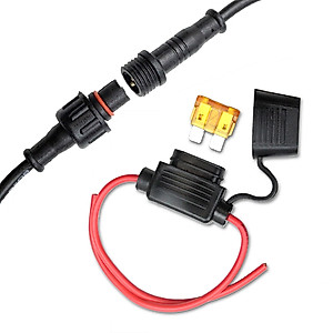 Tidal Wake IP68 Underwater 1/2in Standard Boat Drain Plug LED Light/Green Fish Attractor Light / 3 Yr/50,000hr Warranty, 316 Stainless Steel, 12-30v/27w,1800 lumen w/Storage Bag (Green)