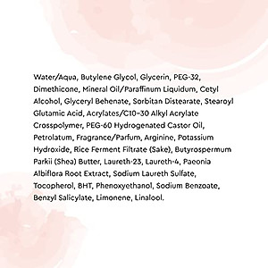 MyKirei by KAO Soothing Peony Milky Lotion, Peony Extract and Rice Water, Sustainable Bottle, with Reusable Lotion Dispenser, 11.5 FL OZ