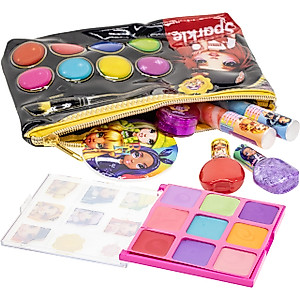 Rainbow High - Townley Girl Cosmetic Makeup with Palette Bag Set Includes Lip Gloss, Nail Polish & Eye Shadow and More! for Kids Girls, Ages 6+ Perfect for Parties, Sleepovers and Makeovers