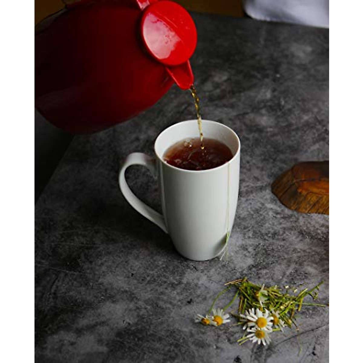 Amuse- Professional Barista Large Cozy Tall Mug for Coffee, Tea or Latte - Set of 6-16 oz