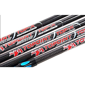 HNZMDY Archery Bow Stabilizer Set 30/10/5 inch Carbon Fiber Bow Stabilzer Shock Absorber Balance Bar Stabilizer System for Recurve Bow and Compound Bow Hunting Shooting (Silver/PR633)