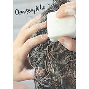Cleansing & Co 2.11oz Hair Conditioner Bar For Nourishing Scalp and Hair - Hand Made, Zero Waste, Plastic Free, SLS Free, Natural Conditioner Bars for Body Care (Eco-Friendly Coconut Bar Conditioner)