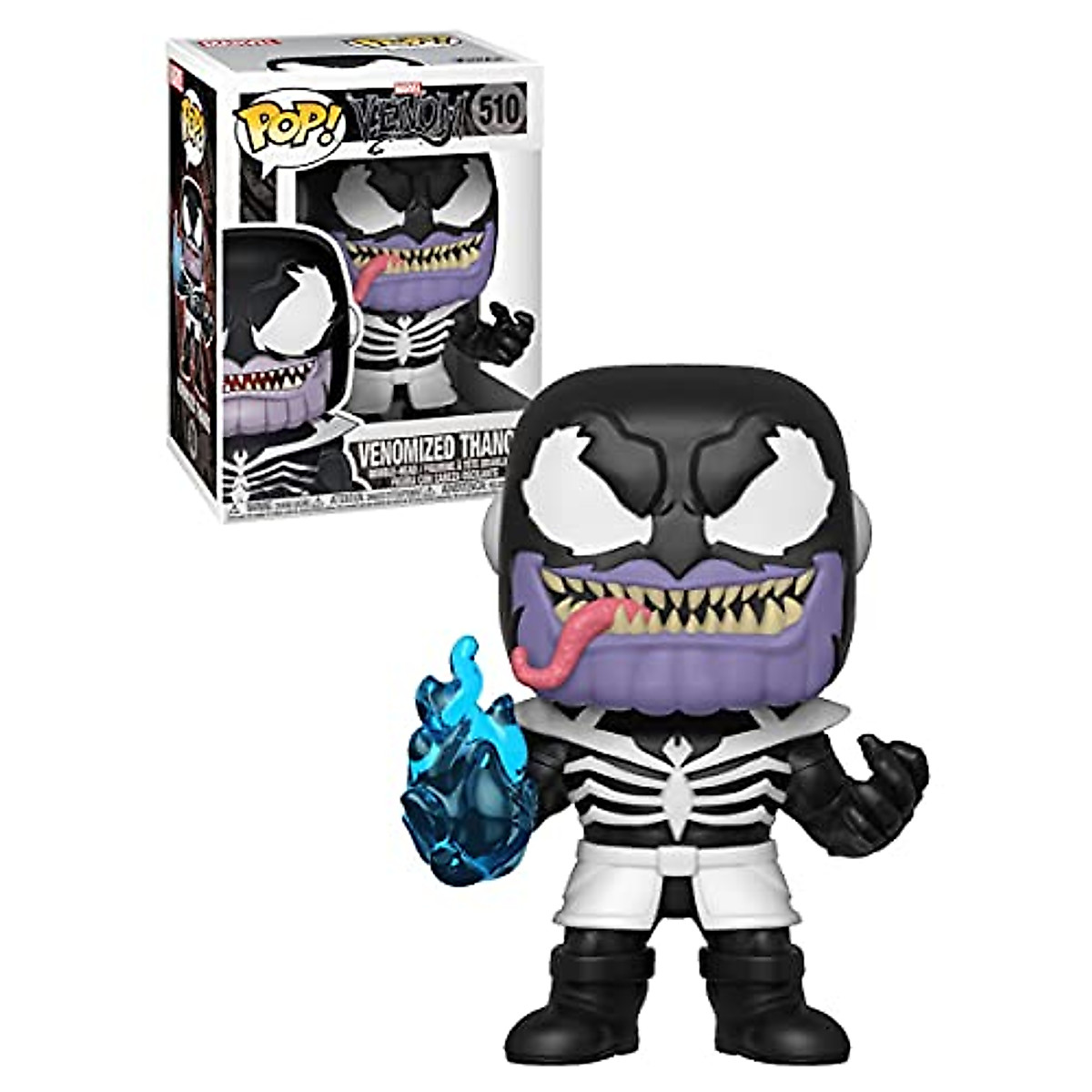 Marvel: Venom - Venomized Thanos Funko Pop! Vinyl Figure (Bundled with Compatible Pop Box Protector Case), Multicolored, 3.75 inches
