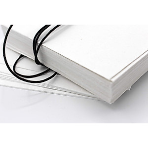 Shizen Design Smooth Surface Watercolor Paper, 5 x 7 Inches, White, 50 Sheets