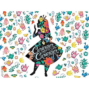 Tervis Disney - Alice In Wonderland - Curiouser Made in USA Double Walled Insulated Tumbler Cup Keeps Drinks Cold & Hot, 24oz, Classic