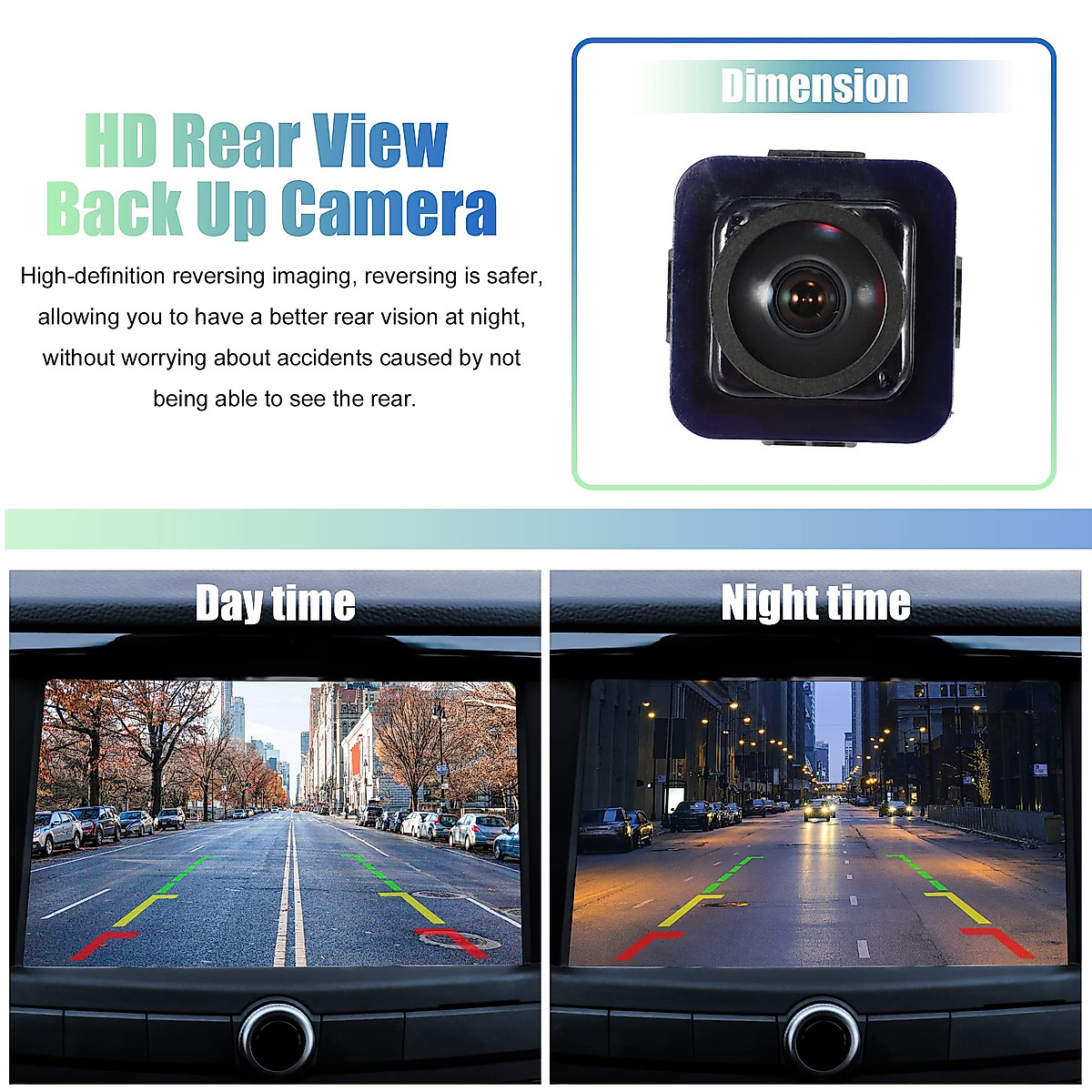 X AUTOHAUX Back Up Camera EL3T-19G490-AA Rear View Park Assist Reverse Camera with Pry Bar for Ford F-150 2011-2014