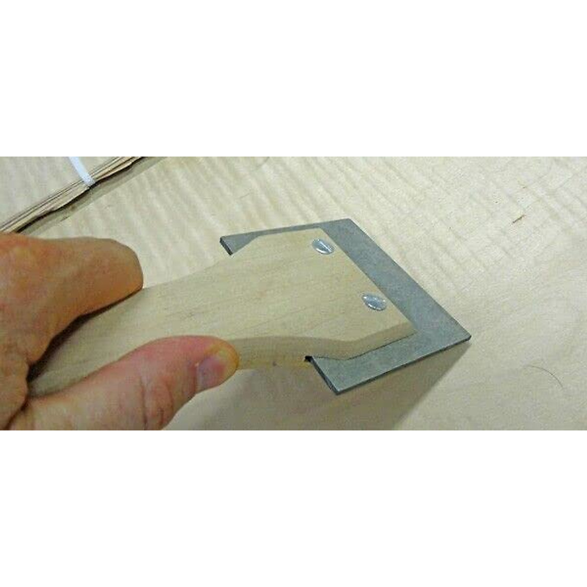 Oak Weathered Gray Composite Wood Veneer Sheet 5" x 13" on Paper Backer 1/40"