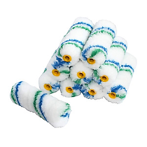 60 Piece Mini Rollers Covers Paint Tools 4 Inch 1/2" Nap 4" Roller