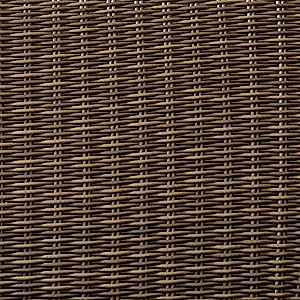 Crosley Furniture Bradenton 5-Piece Wicker Outdoor Sofa and Swivel Rocker Patio Furniture Set for Porch, Brown with Sand Cushions