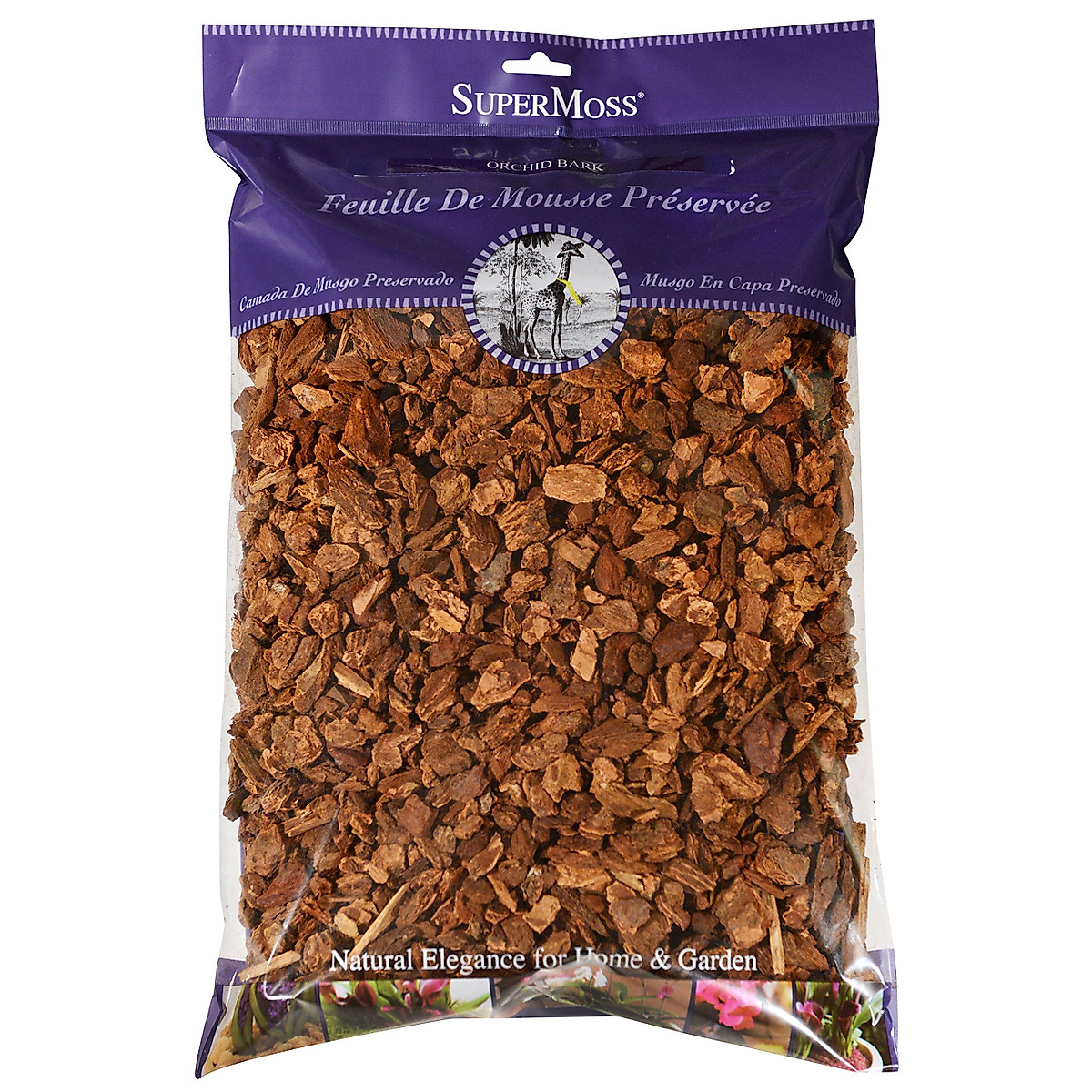 SuperMoss (23114) Orchid Potting Bark, Natural, 4 quarts
