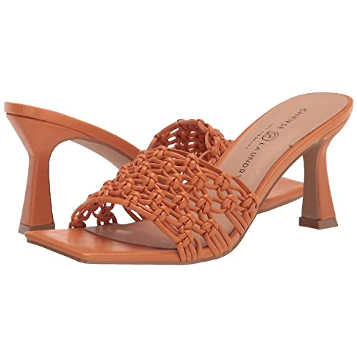 Chinese Laundry Women's Yazzie Heeled Sandal, Orange, 8