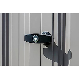 Arrow Sheds 6' x 4' Outdoor Steel Storage Shed, Tan