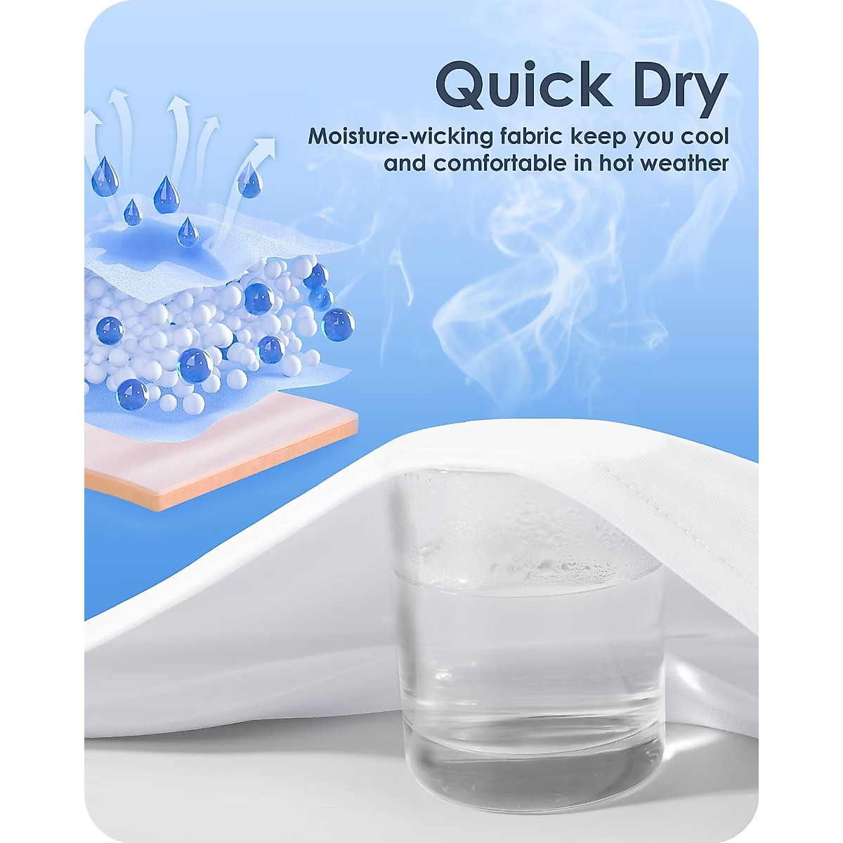 Boladeci Rash Guard for Men SPF Shirts Long Sleeve Lightweight UPF 50+ Sun Protection Swim Shirts Quick Dry UV Surf Water Running Fishing Tee T-Shirts White