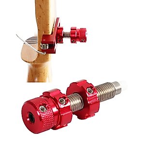 FENJANER Archery Cushion Plunger Screw-in Pressure Button for Recurve Bows Outdoor Shooting Accessories (Red)