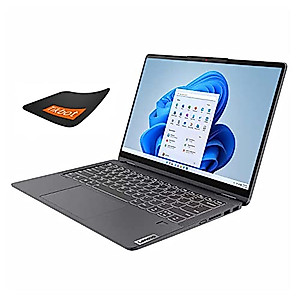 Lenovo Flex 5 14" 2-in-1 Laptop – 16:10 (2240 x 1400) IPS Touch Screen – (10-Core) 12th Gen Intel Core i5-1235U – 16GB RAM – 512GB SSD – Thunderbolt 4 – Fingerprint Reader – Webcam – w/Mouse Pad