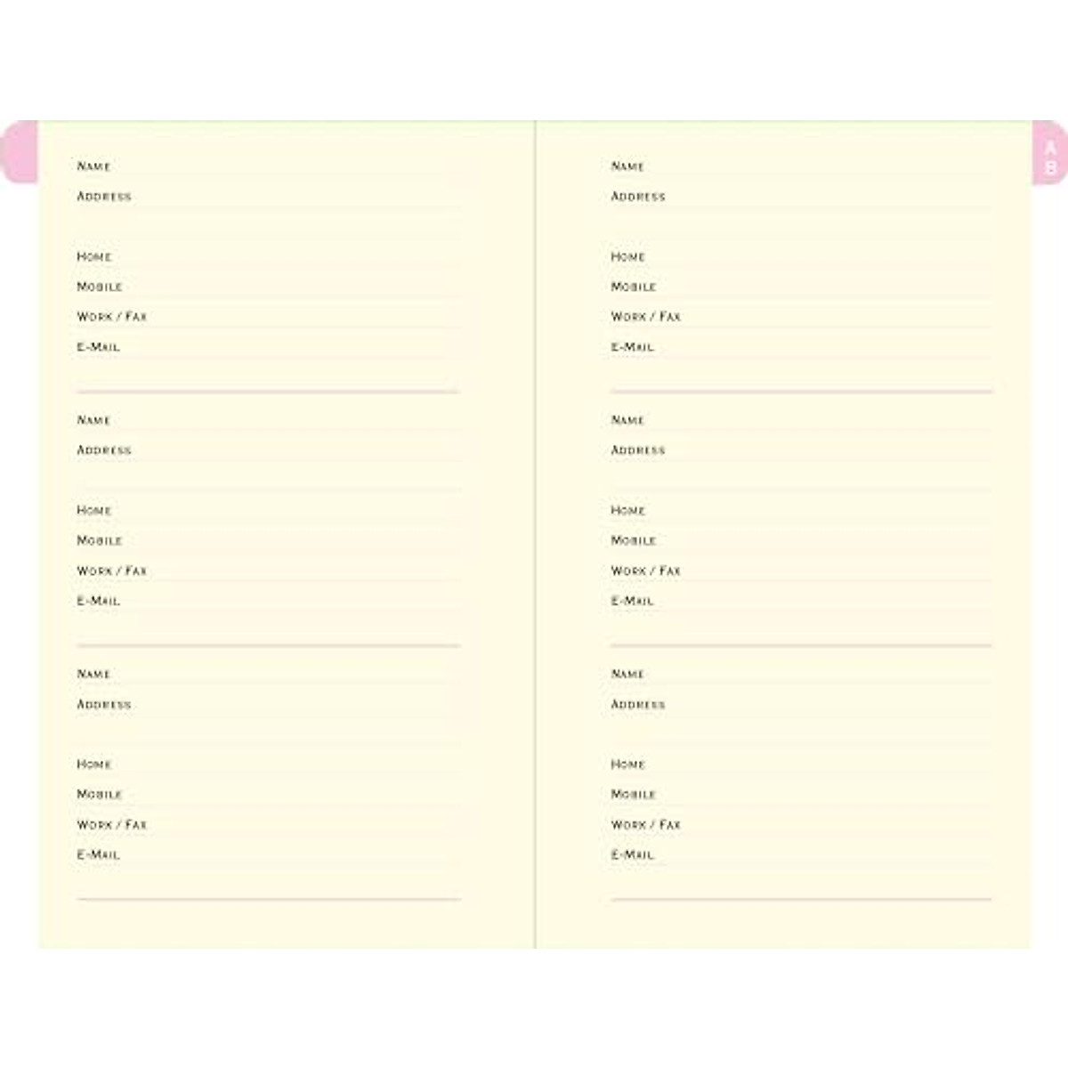 Tree of Hearts Address Book