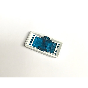 Southern Marine Euro Rocker Switch Cover, White with Blue Lens. Contura III. Fits Carling, Cole Hersee, Blue seas (Radio)