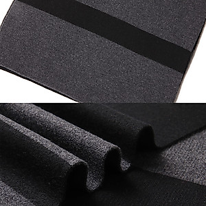 LanHong Men Winter Cashmere Scarf Wool Soft Warm Knitted Casual Scarves for Men