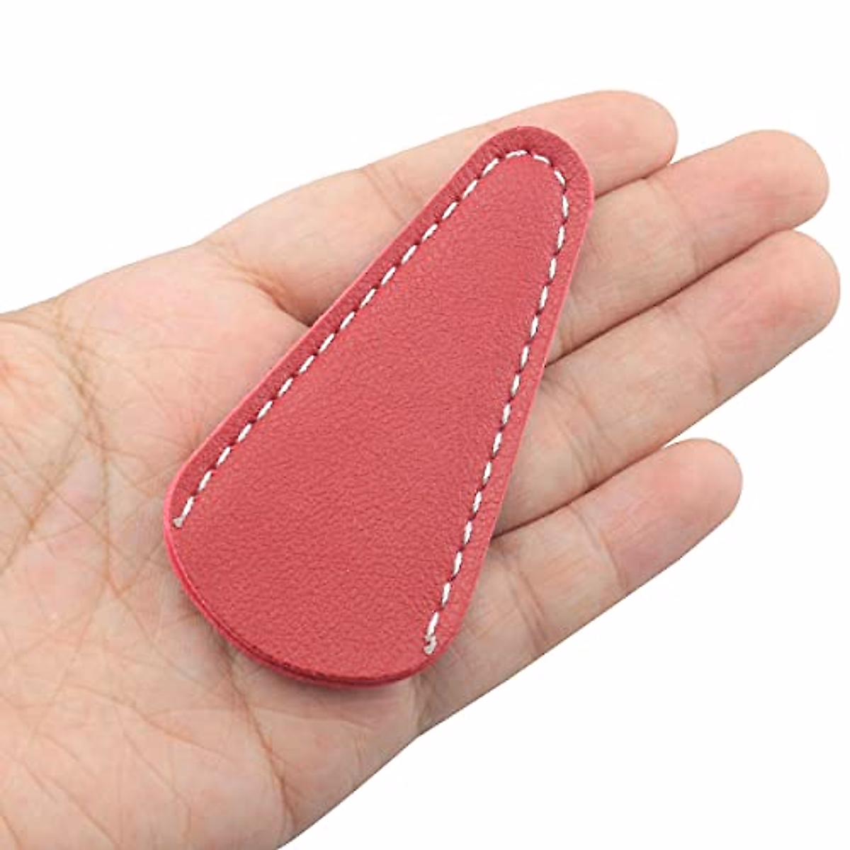 Ruiwaer 3pcs Leather Scissors Cover Protector Sewing Scissor Sheath for Embroidery Sewing Quilting Crafts (Black, Wine Red, Coffee)