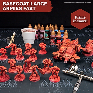 The Army Painter Warpaints Air Complete Set - 126 Non-Toxic Water Based Airbrush Paint Set – Miniature Paint for Tabletop Roleplaying, Boardgames, and Wargames Miniature Model Painting