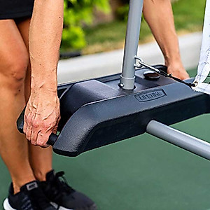 Lifetime Pro Pickleball Set – Includes Pickleball Net, 4 Paddles, 3 Outdoor Pickleballs, 1 Indoor Pickleball, 2 Portable Bases, Steel Poles, Paddle Bag, and Bag for Complete Set