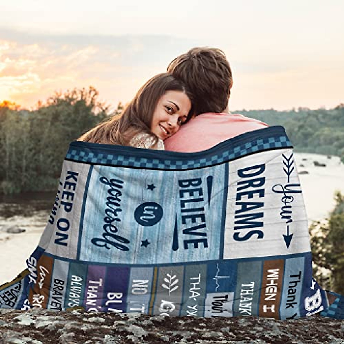 Brother Gifts from Sister, Gifts for Brother Blanket 60"x 50", Birthday Gifts for Brother, Brother Gifts, Brother Birthday Gifts from Sister, Brother Gifts Ideas for Christmas Graduation Fathers Day