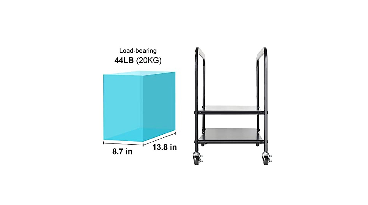 Adjustable CPU Tower Stand with 360° Locking Wheels | 360Tronics