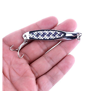 Fishing Lures,Fishing Spoons,Trout Lures,Bass Lures,2.75inch/.074oz,5-Piece Box,Applicable to Various Waters,Suitable for Many Kinds of Fish,Fishing Spoons Lures