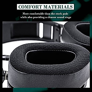 ZIXUANCUSHION HS80 Ear Pads Compatible with HS80 RGB Headset - HS80 Ear Cups/1.18 Inches Thick/Memory Foam Ear Cushions (Mesh/PU)