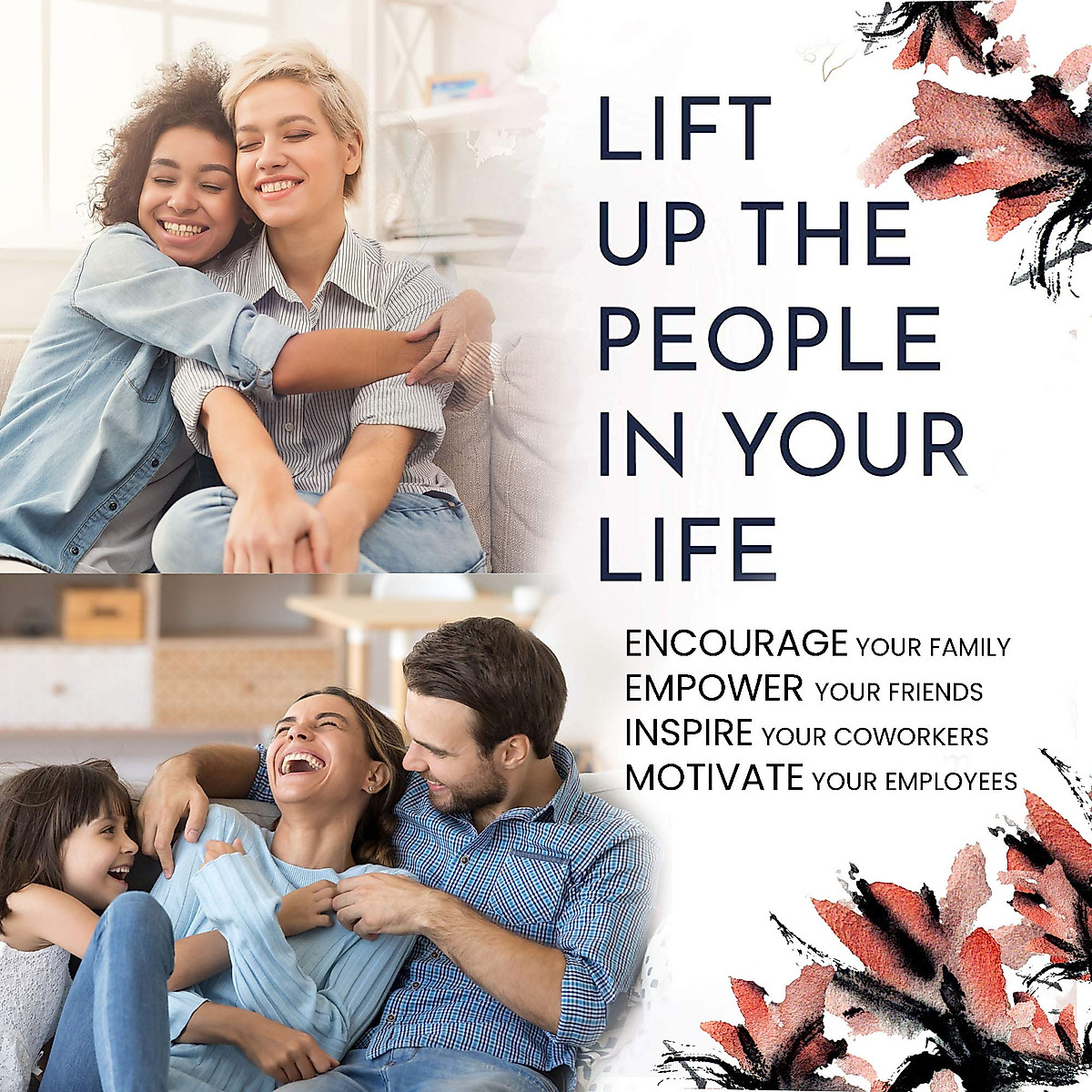 Valentines Bath Bombs for Women Relaxing with Inspirational Messages, 12 Natural and Organic Bath Bombs with Essential Oils & Skin Moisturizing Shea Butter. Gift for Her, Wife, Girlfriend.