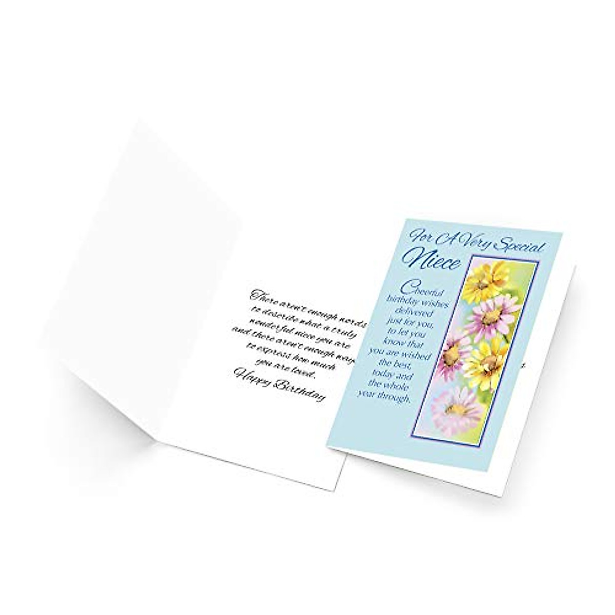 Happy Birthday Card For Niece For Adults | Made in America | Eco-Friendly | Thick Card Stock with Premium Envelope 5in x 7.75in | Packaged in Protective Mailer | Prime Greetings