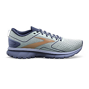 Brooks Women's Transmit 3 Running Shoe - Spa Blue/Neo Pink/Copper - 7.5 Medium